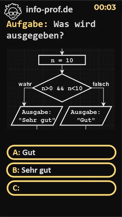 Testfrage Programmablaufplan Youtube