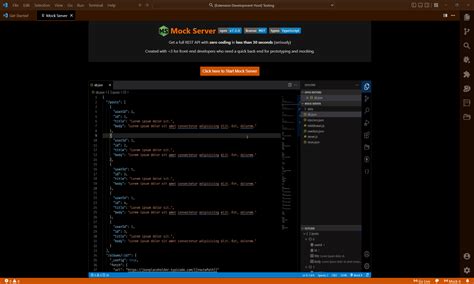 Github R35007mock Server Vscode Extension Customize Your Own