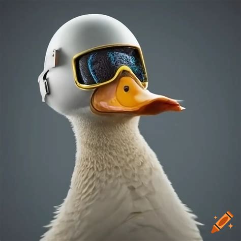 Duck Wearing A Space Helmet On Craiyon
