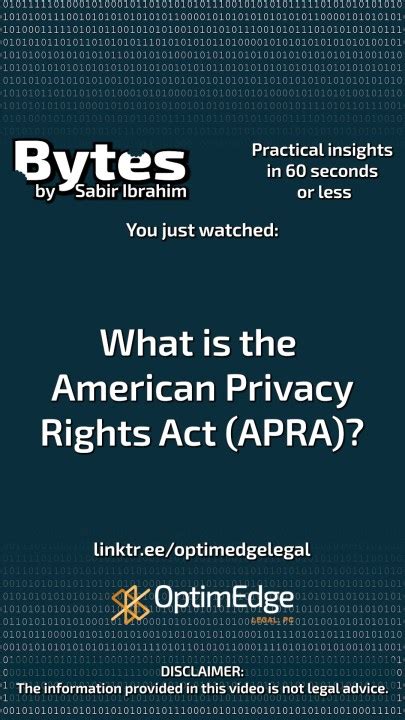 [video] Sabir Ibrahim On Linkedin Dataprivacy Privacy Apra Cppa Gdpr