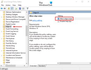 How To Disable Screen Edge Swipe In Windows