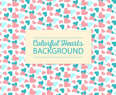 귀여운 화려한 하트 배경 Eps Svg Ai Uidownload