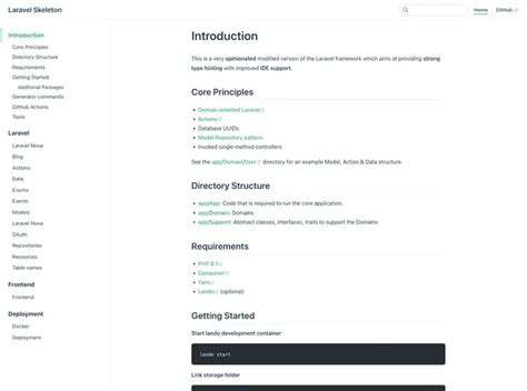 Laravel Skeleton By Romanzipp A Laravel Template Built At Lightspeed