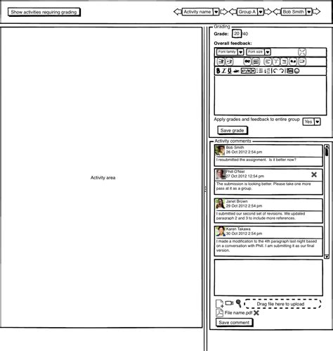 Activity Grading Interface Specification Moodledocs