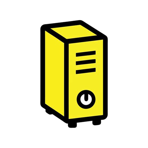 Premium Vector Computer Hardware Components Parts And Devices Featuring Computer Cabinet Case