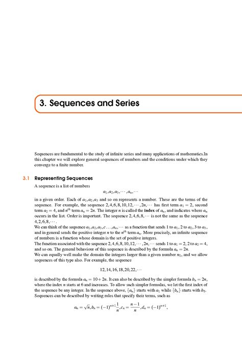 SOLUTION Sequences And Series Studypool