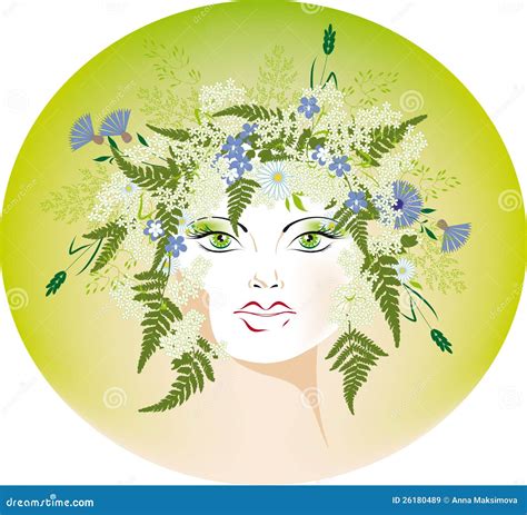 Wood Nymph Cartoon Vector CartoonDealer Com