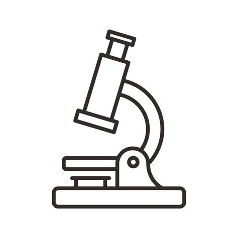 Microscope Outline Style Icon 13296652 Vector Art At Vecteezy