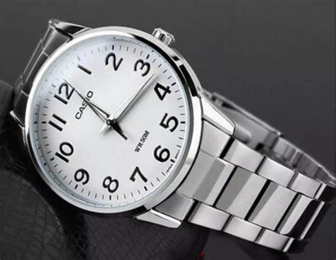 Casio ของแท้ 100 นาฬิกาข้อมือผู้ชาย สายสแตนเลส Mtp 1303d 7a พร้อมกล่องและรับประกัน 1 ปี Mtp1303