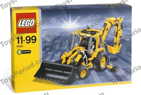 LEGO 8455 Back-hoe Loader (Backhoe) Instructions and Parts List
