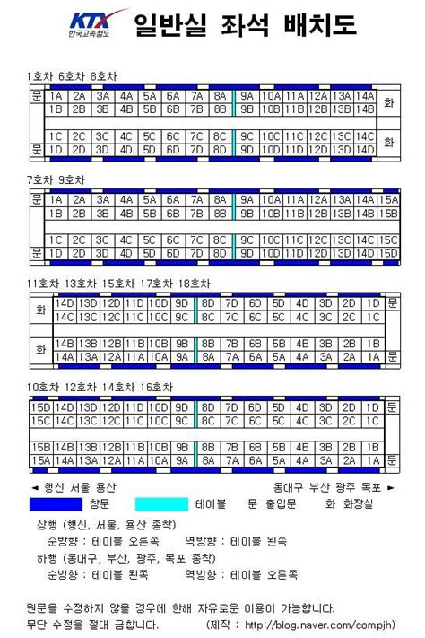 Ktx 좋은좌석 좋은자리 명당자리 선택하기 Ktx 좌석배치도 Ktx 산천 명당 좌석 Ktx 좌석선택 Ktx 특실 좋은자리 네이버 블로그