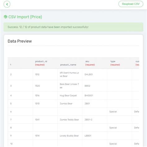 How To Import Export Product Pricing In Csv File Unicart Support Center