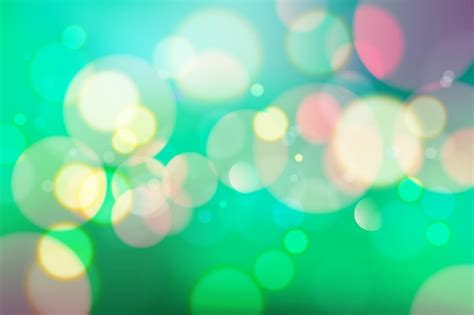 현실적인 Bokeh 배경 무료 벡터