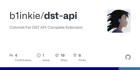 GitHub B Inkie Dst Api Commet For DST API Complete Extension