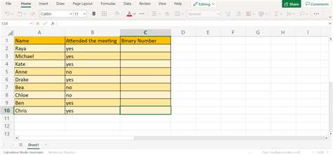 How To Make Yes 1 And No 0 In Excel Sheetaki
