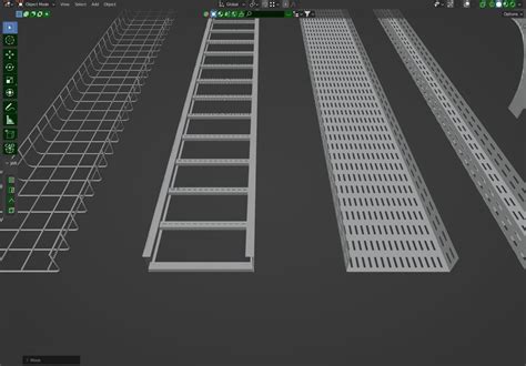 Network Cabling Trays For Archviz 3d Model Cgtrader