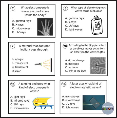 Electromagnetic Spectrum Task Cards Em Waves Made By Teachers