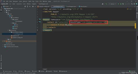 两步实现将usermapperxml中的resulttype配置表名mapperxml创建固定表名 Csdn博客