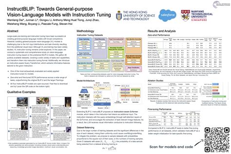Neurips Poster Instructblip Towards General Purpose Vision Language