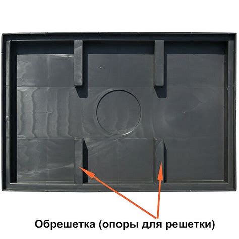 Поддон придверный пластиковый (вид сверху)