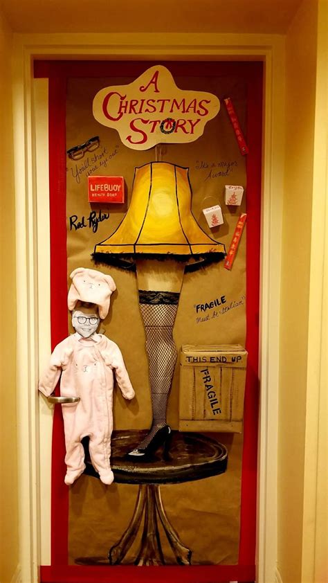 Drie Contest At Work This Is My A Christmas Story Door I Created