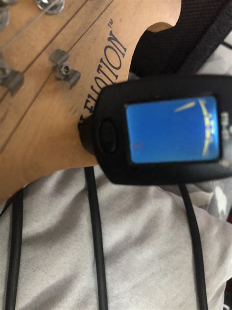 What Do The Letters Mean On The Tuner Ive Been Tuning It To G But I Dont Know If Thats