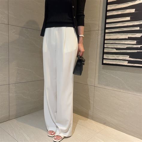 여름 데일리 찰랑 일자 와이드 슬랙스 팬츠 에이블리