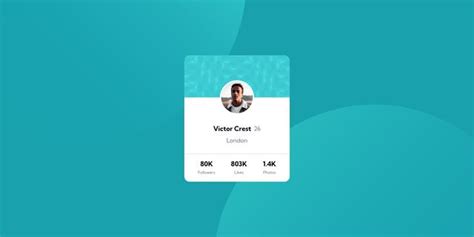 frontend mentor profile card component using tailwindcss coding challenge solution