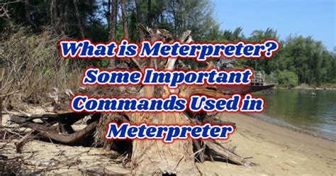 What Is Meterpreter Some Important Commands Used In Meterpreter Systemconf