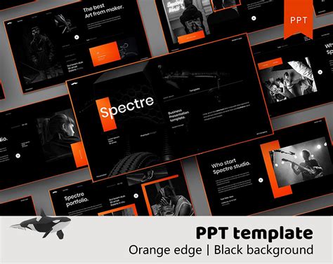 Orange And Black Powerpoint Background Orange And Black Powerpoint Background