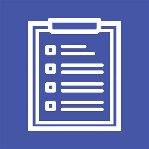Checklist Line Color Background Icon Vector Art At Vecteezy