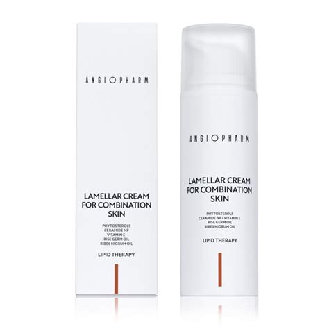 ANGIOPHARM крем Lamellar Cream for Combination Skin для лица - купить с ...