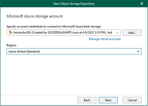 How To Add Microsoft Azure Blob Object Storage Repositories In Veeam