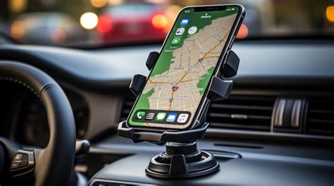 Premium Ai Image Gps Navigation System With Smartphone
