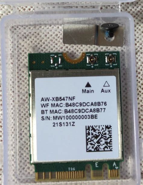 Realtek RTL8852BE Wireless LAN WiFi 6 802 11ax PCI E Adapter NIC Card Computers Tech Parts