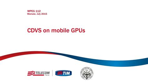 ppt cdvs on mobile gpus powerpoint presentation free download id