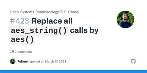 replace all `aes string ` calls by `aes ` · issue 423 · open systems