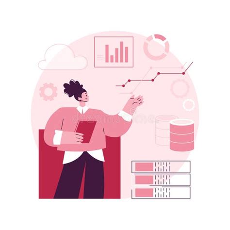 Data Driven Marketing Abstract Concept Vector Illustration Stock Vector Illustration Of