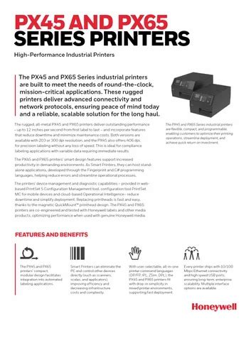 Honeywell PX45 Barcode Printers 4 Inch At Rs 100000 In Chennai ID 2853764442533