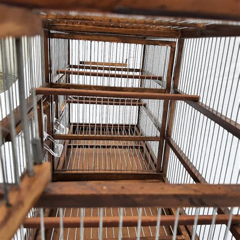 Large Rectangular Bird Cage Full Handmade Canary Cage Bird Etsy
