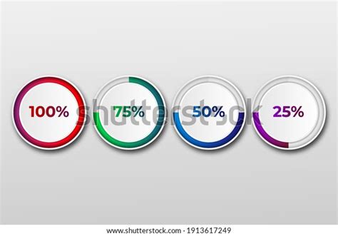 Business Data Visualization Template Infographic Circle Stock Vector Royalty Free 1913617249