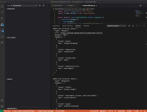 Feature Network Inspect Issue Microsoft Vscode React Native Github