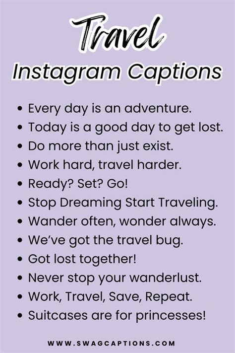 Trip Start Captions 60 Photos