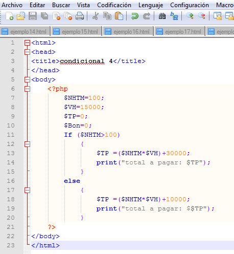 Base De Datos Ejemplos Condicionales
