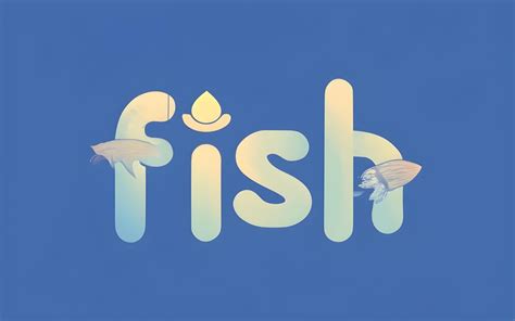 Premium Ai Image The Word Fish Shaped Like A Fish Typography
