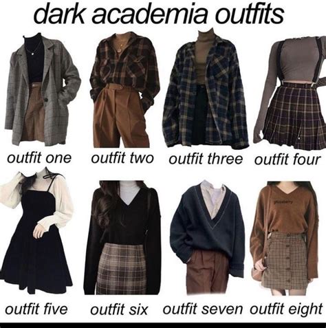 Dark Acadamia Clothes Aesthetic Artofit