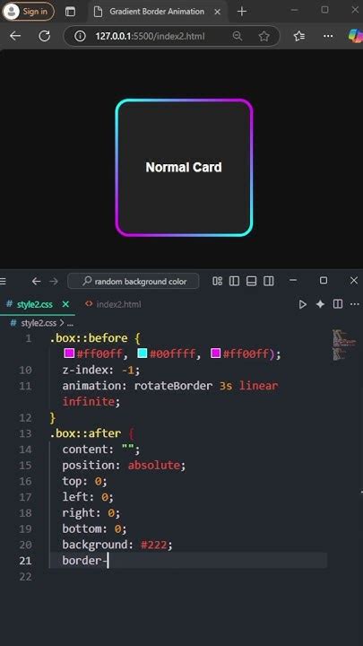 🔥day 10 Animation Card Css 100 Days Challenge 🚀coding