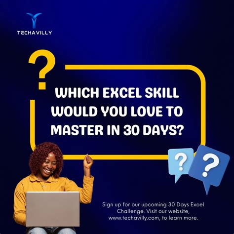 techavilly on linkedin techavilly 30excelchallenge communitychoice excelgoals…