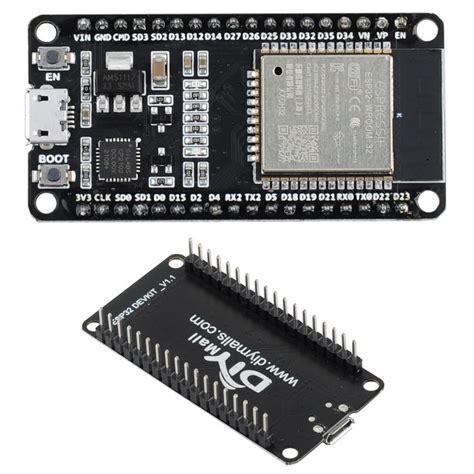Diymall Esp32 Devkit Esp32 Wroom 32 Development Board Esp32 Esp 32s 24ghz Wifibt Ble Dual Core