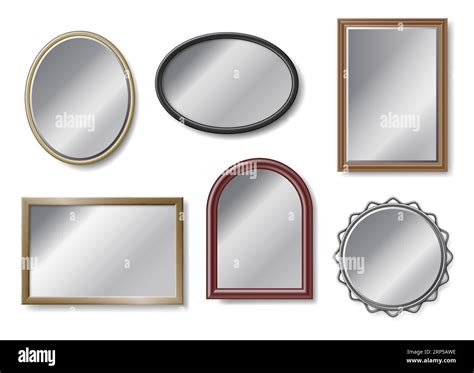 Silver Mirrors Cut Out Stock Images And Pictures Alamy